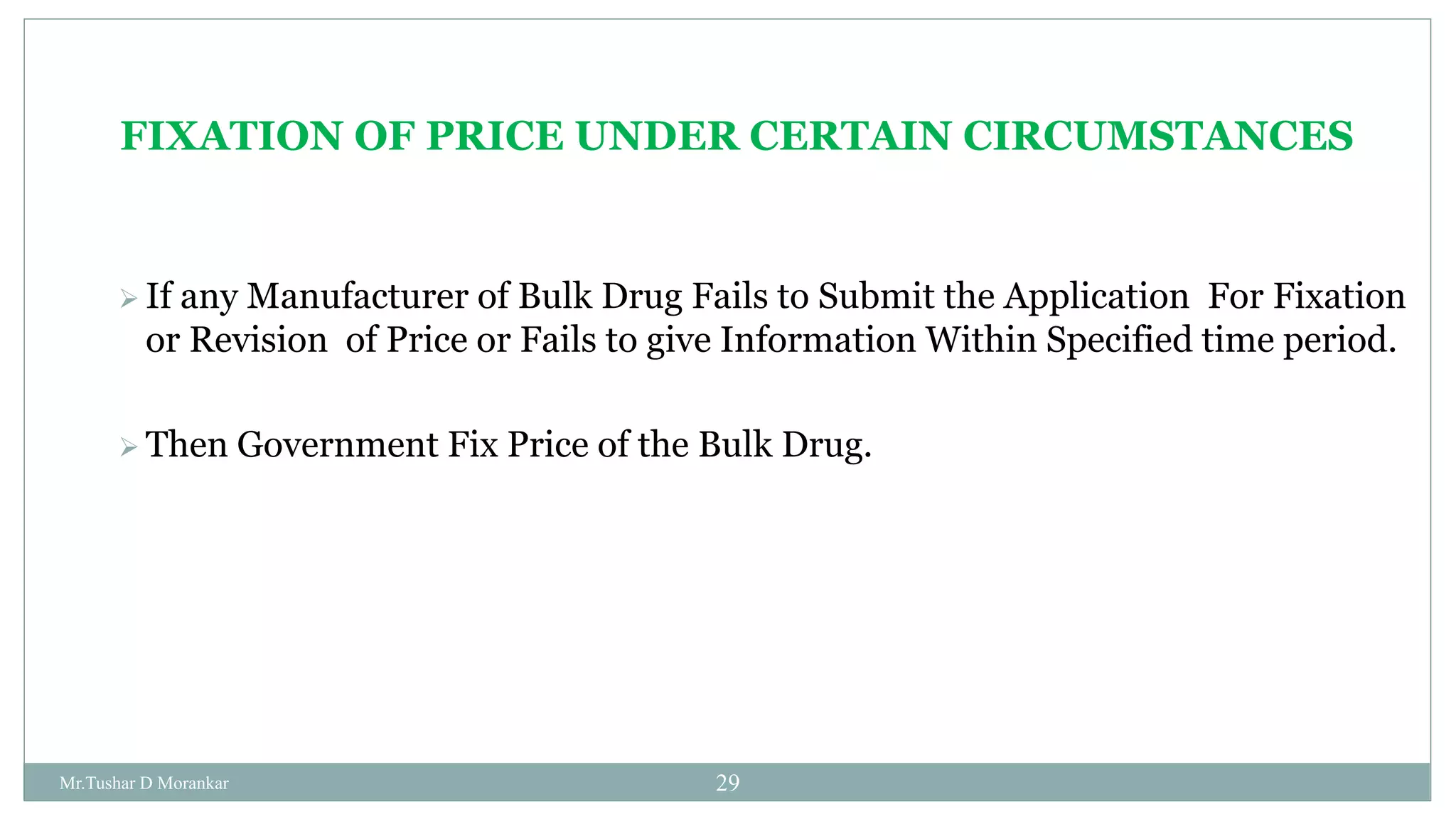 National pharmaceutical pricing authority with drugs price control ...