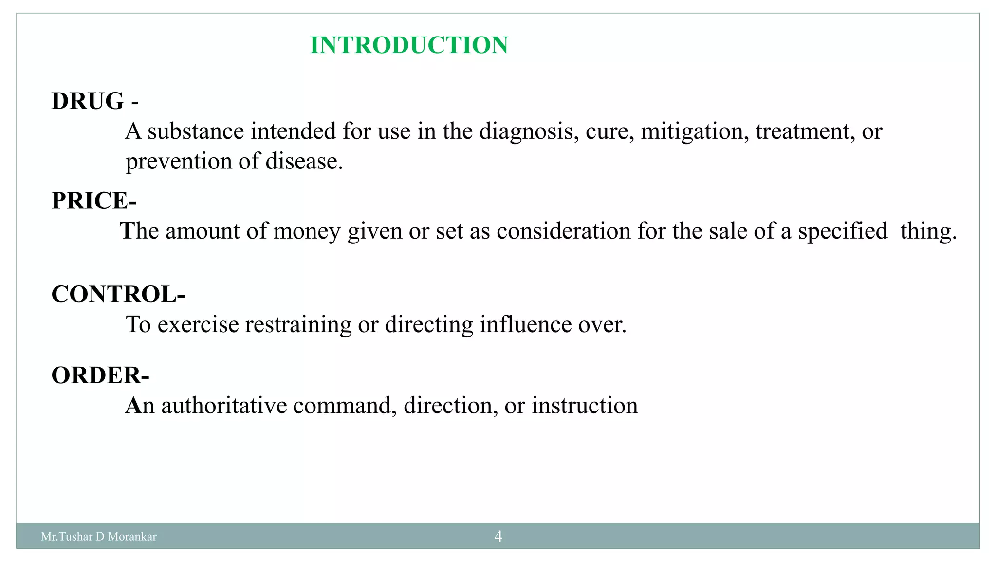 National pharmaceutical pricing authority with drugs price control ...