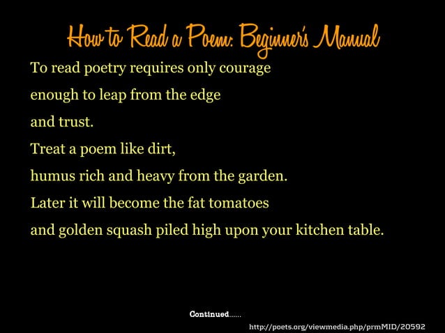 National Poetry Month 8 | PDF