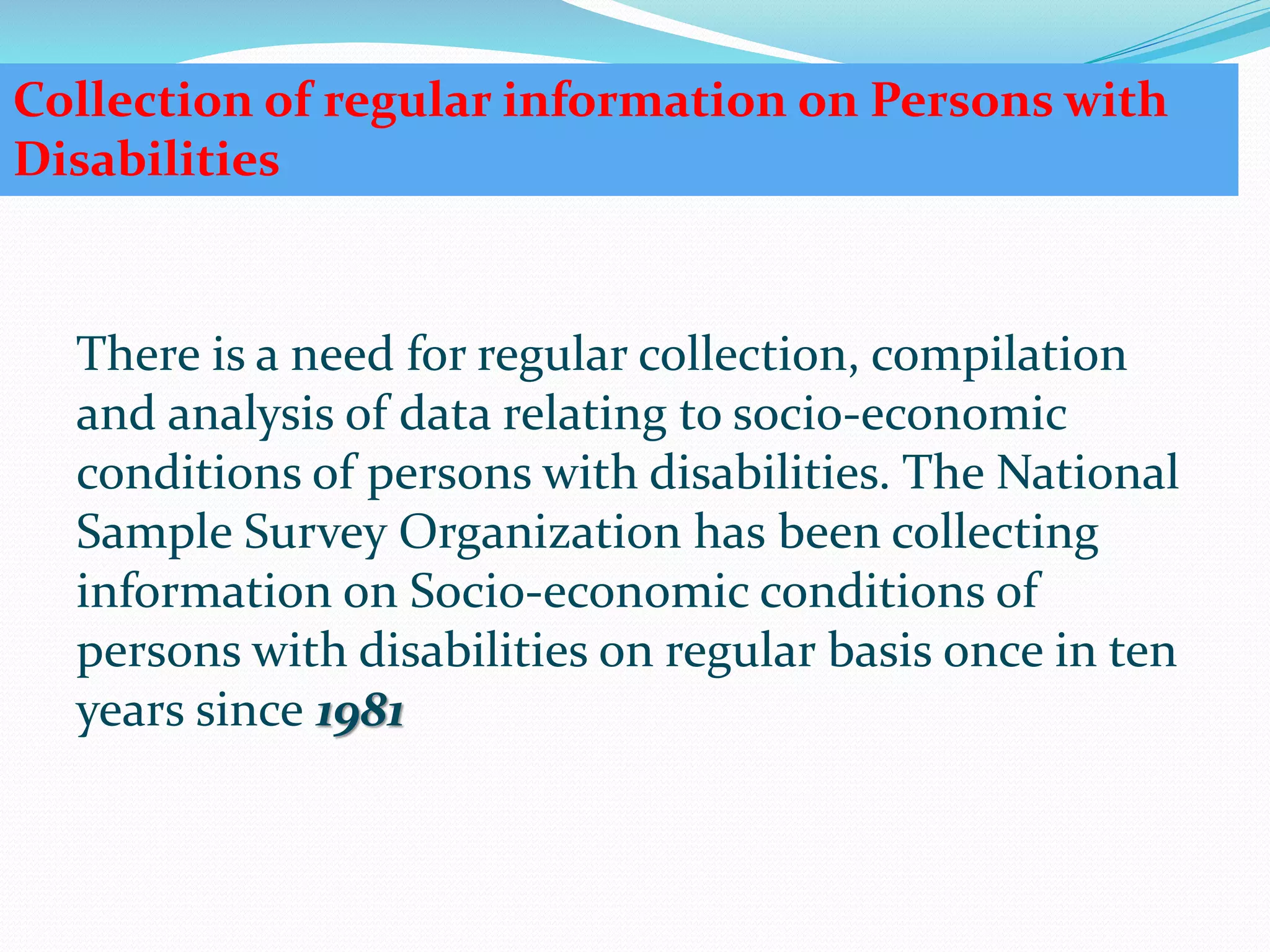 National policy for persons with disabilities 2006 | PDF