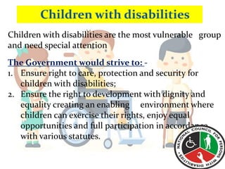 National policy for persons with disabilities 2006 | PDF