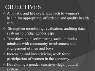 National Policy for Women | PPTX