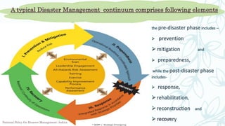 National policy on disaster management | PPTX