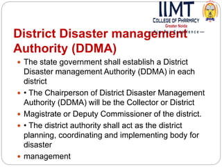 National Policy on Disaster management 2009.pptx