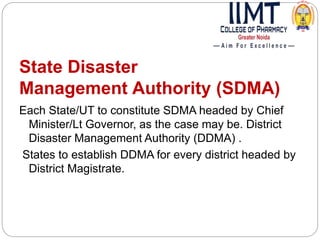 National Policy on Disaster management 2009.pptx