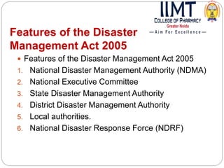 National Policy on Disaster management 2009.pptx