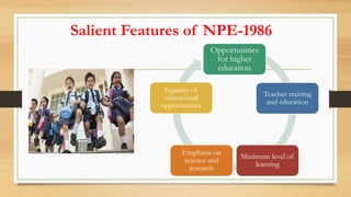 National policy on education | PPTX | Education industry | Industries