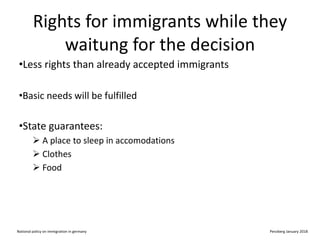 National policy on immigration in Germany | PPT