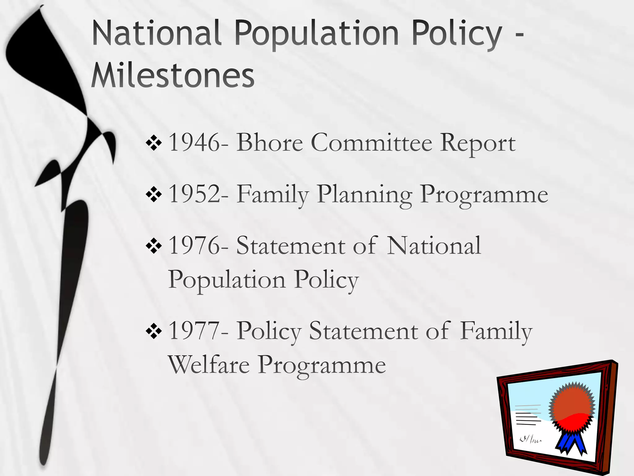 National population policy and Programmes | PPTX