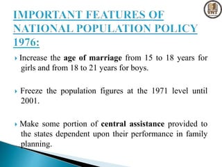 National Population Policy | PPTX