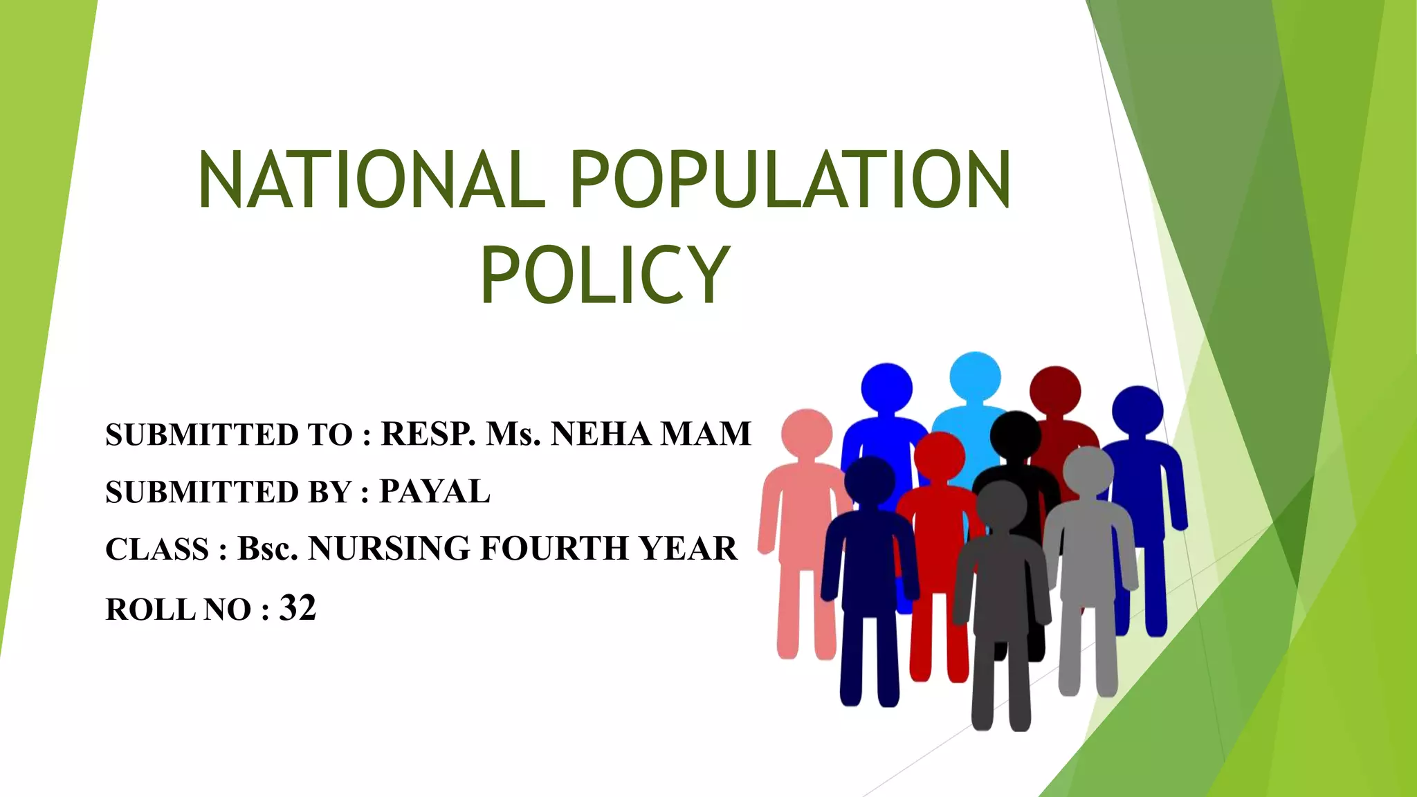 National population policy | PPTX