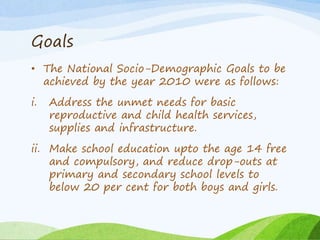 National population policy 2000 | PPTX