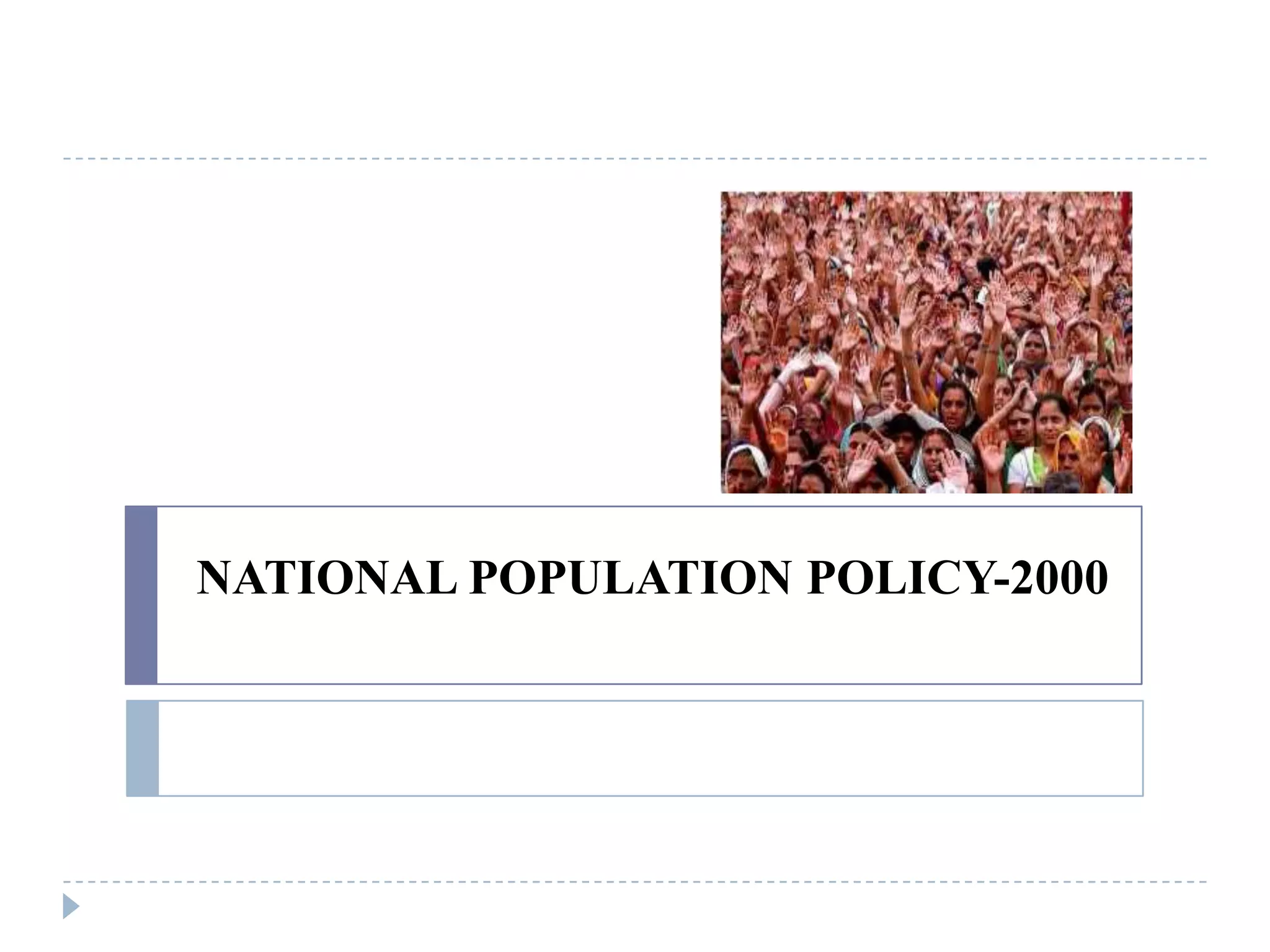 National population policy ppt | PPTX