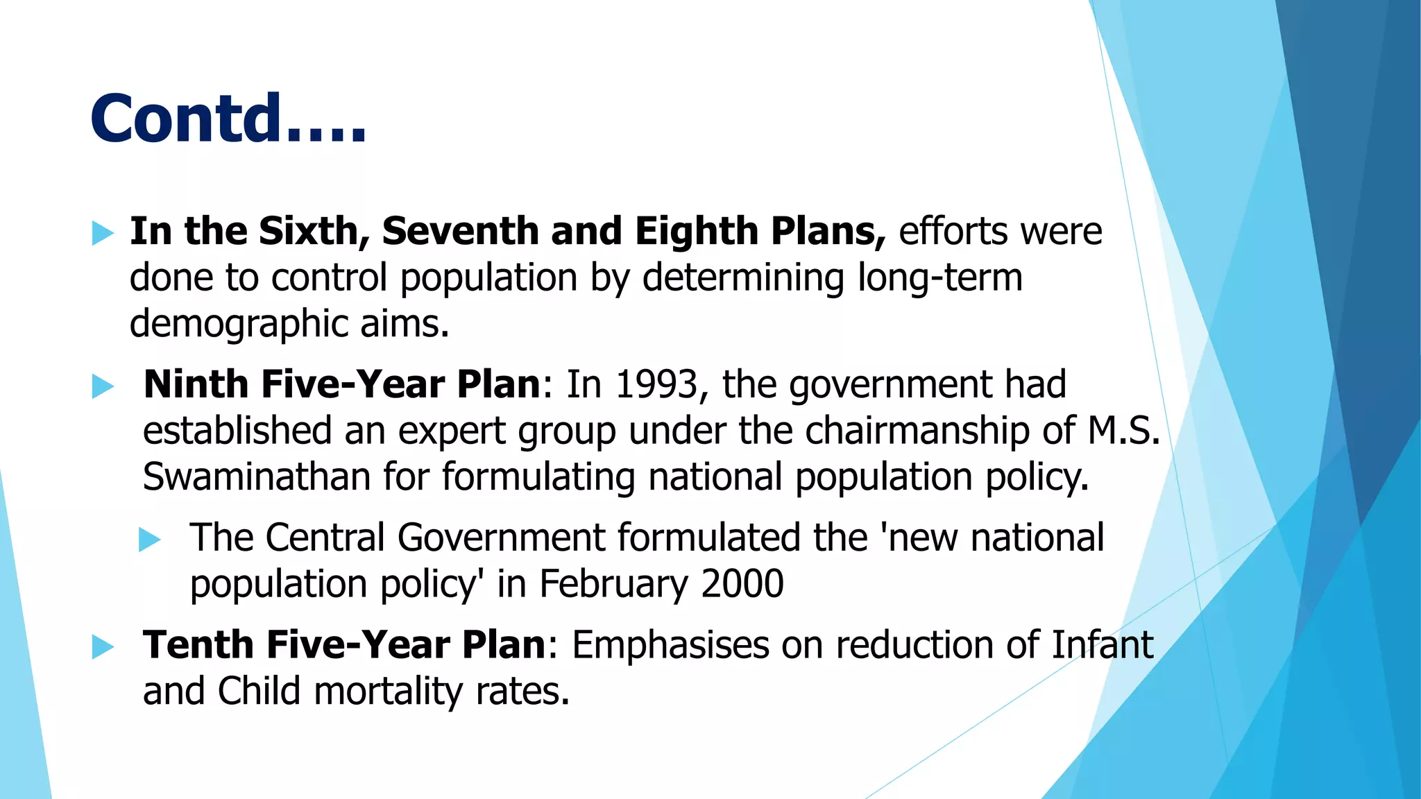 National population policy ppt | PDF