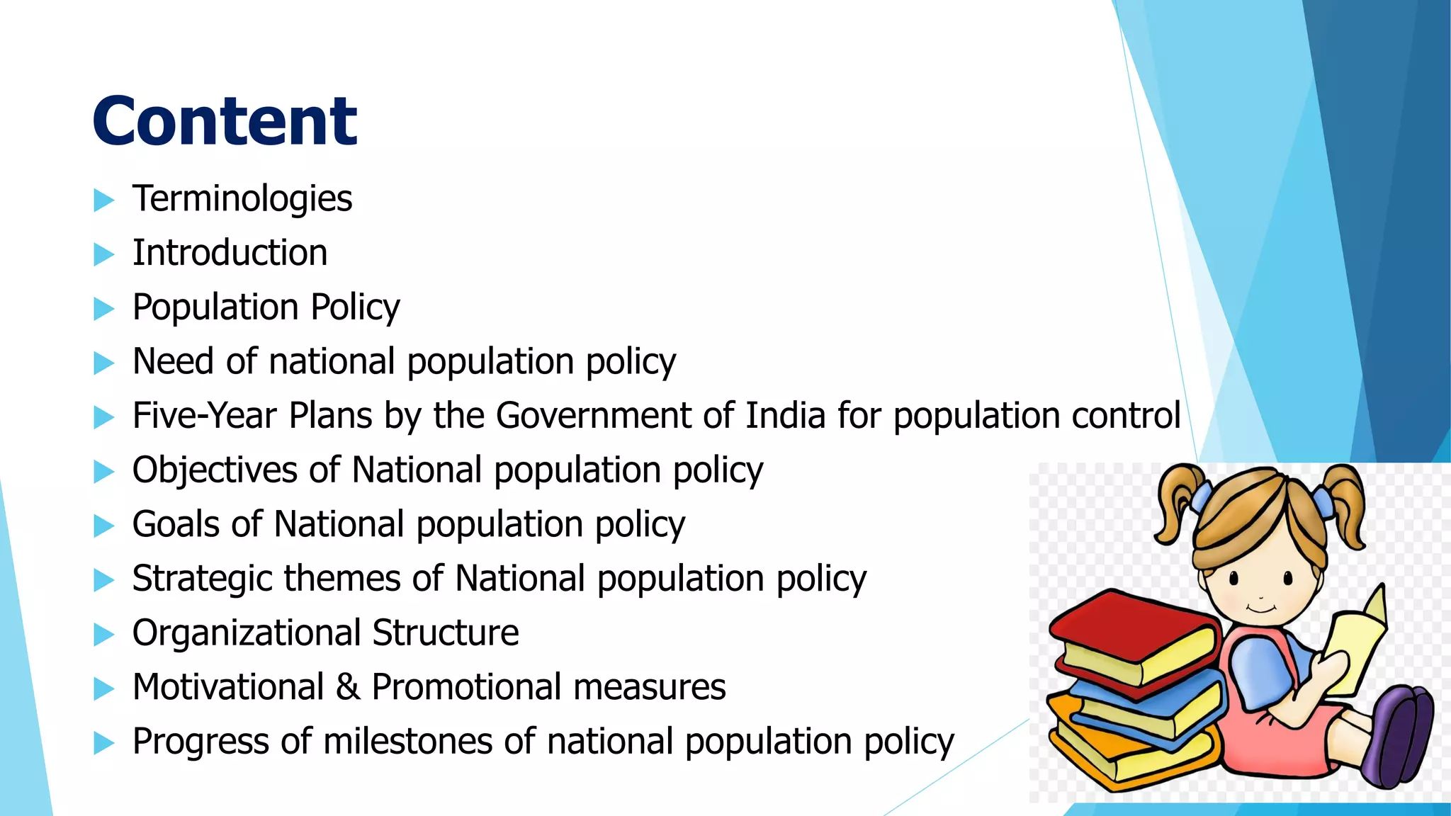 National population policy ppt | PDF