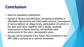 National population policy ppt | PDF