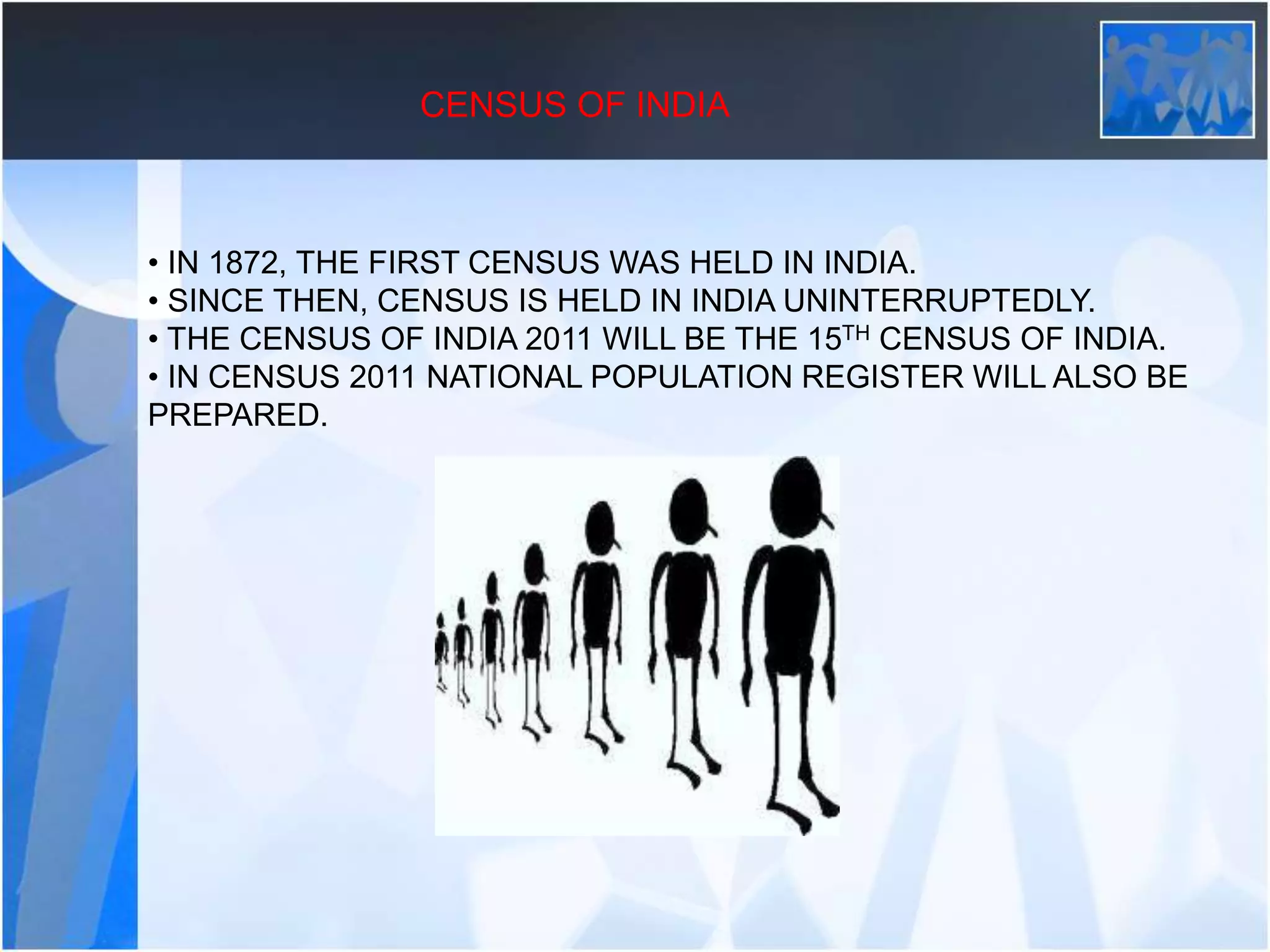 National population register, india, census 2010 | PPTX