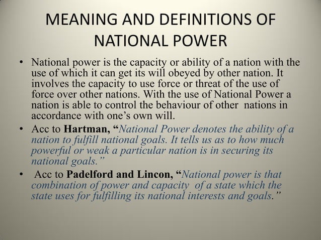 NATIONAL POWER.pdf | Geography | Science