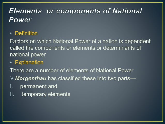 National power (1) | PPTX | Politics