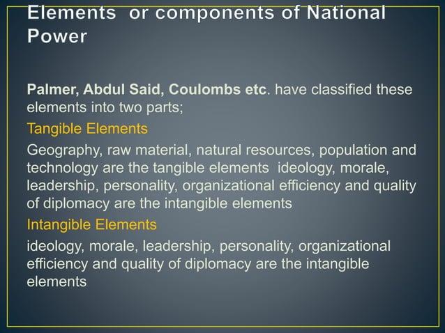 National power (1) | PPTX | Politics