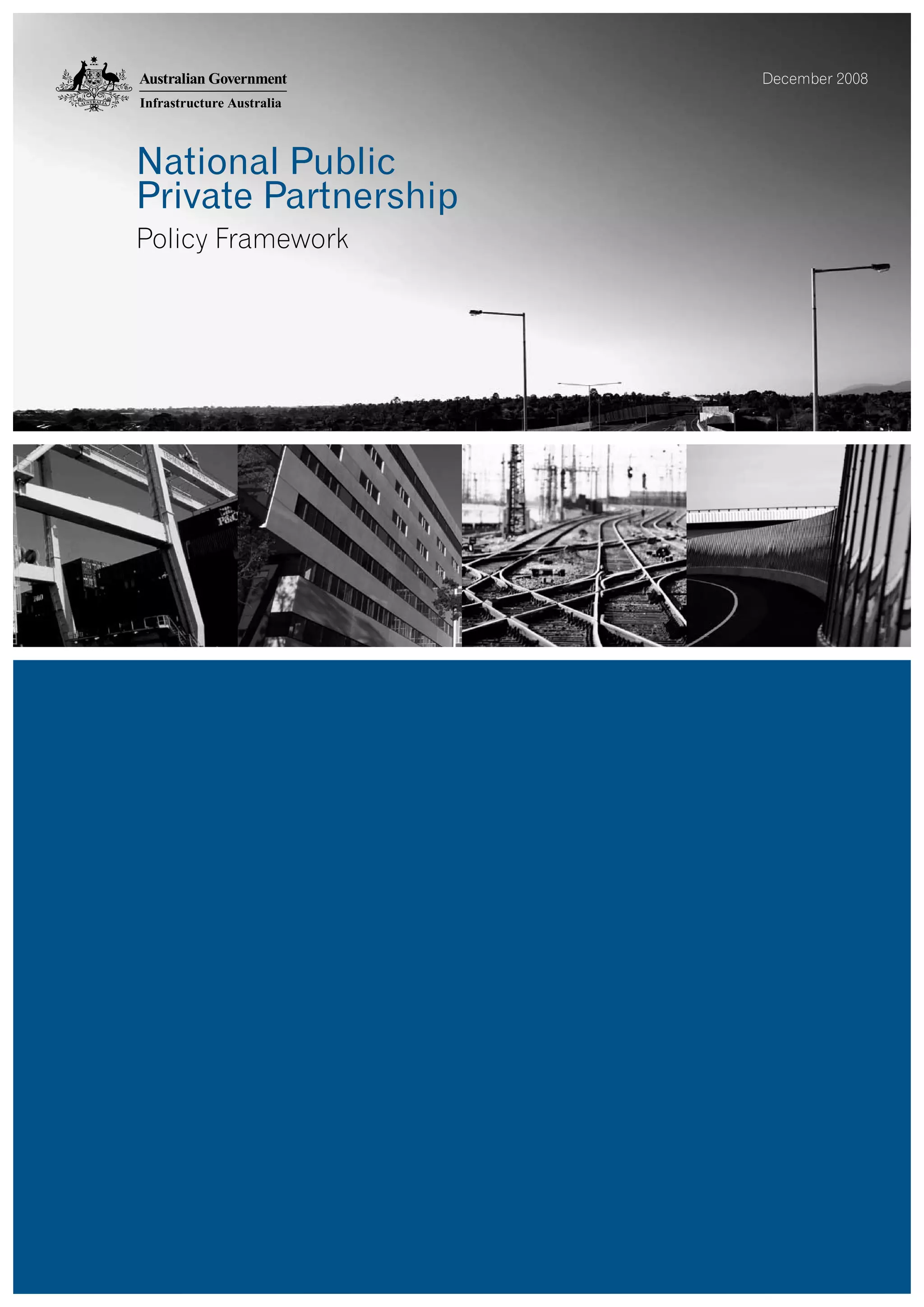 National ppp policy_framework_australia | PDF