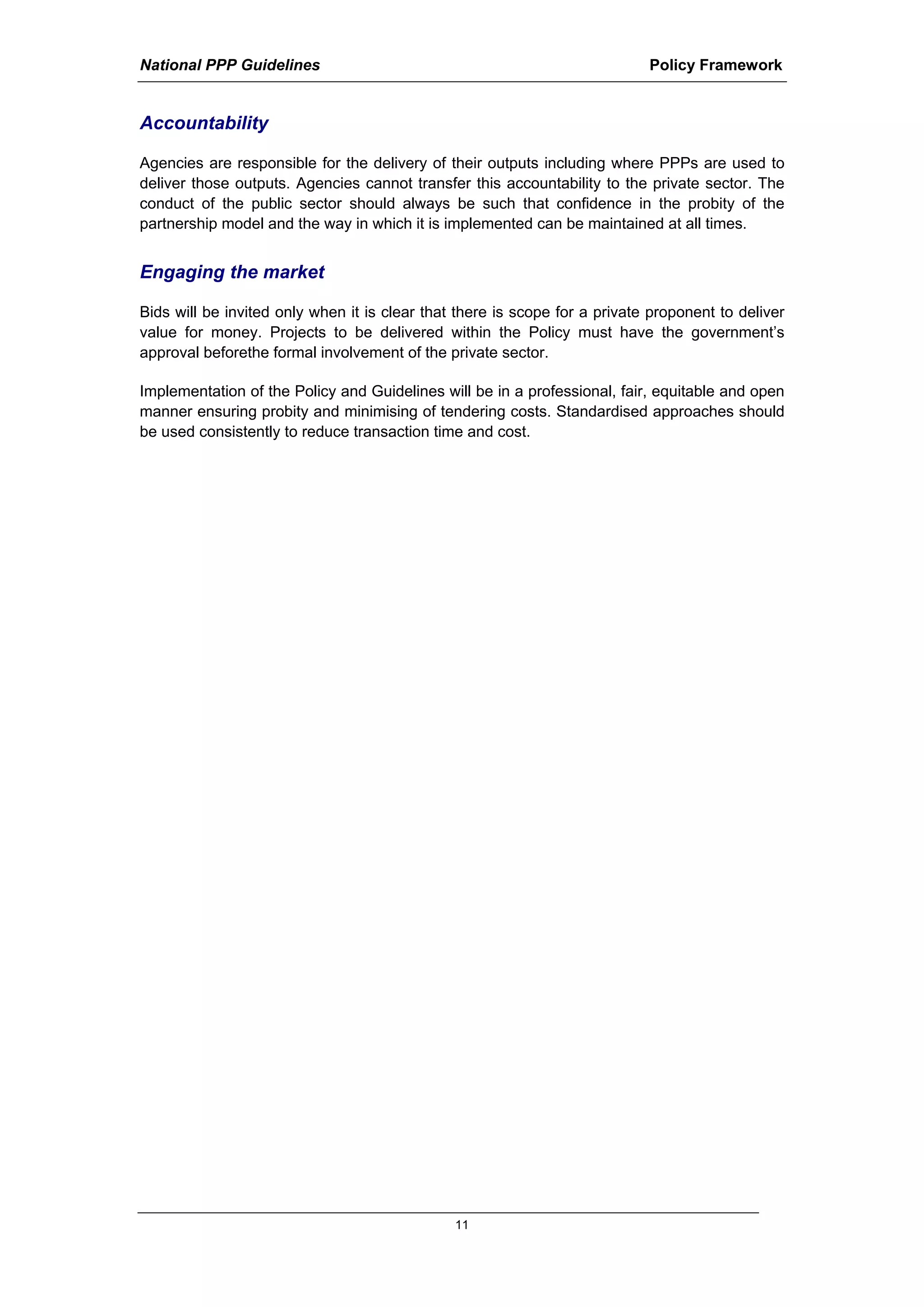 National ppp policy_framework_australia | PDF