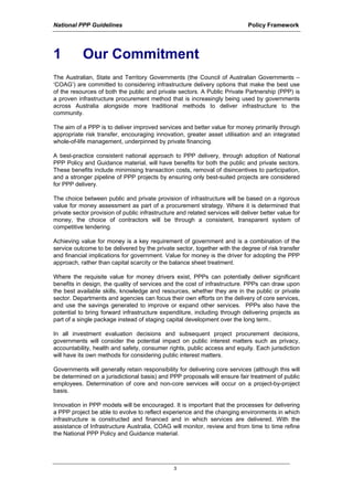 National ppp policy_framework_australia | PDF