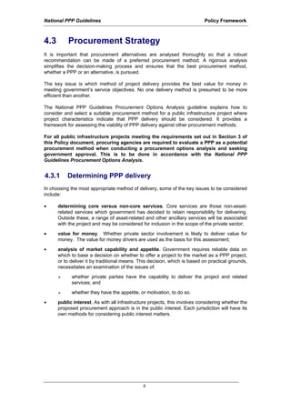 National ppp policy_framework_australia | PDF