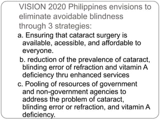 National prevention of blindness program | PPTX