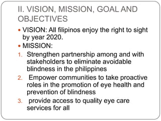 National prevention of blindness program | PPTX