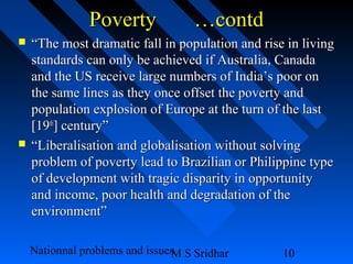 National problems and issues | PPT