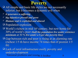 National problems and issues | PPT