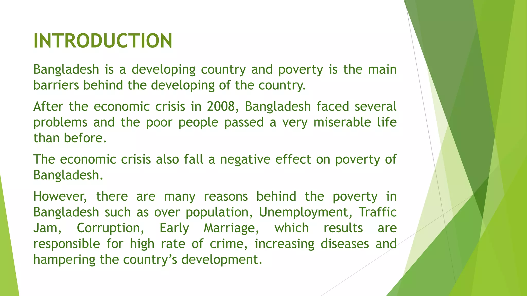 National problems of bangladesh | PPTX