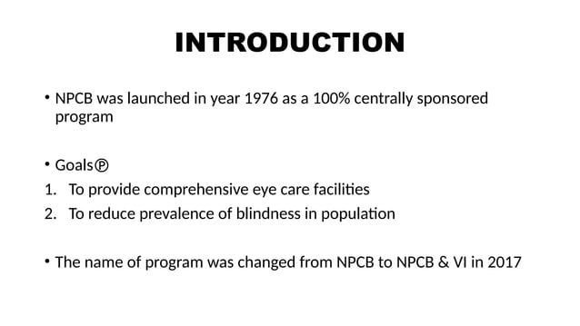 NATIONAL PROGRAME FOR CONTROL OF BLINDNESS & VISUAL.pptx