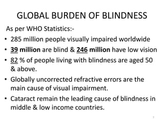 National programme for control of blindness | PPTX