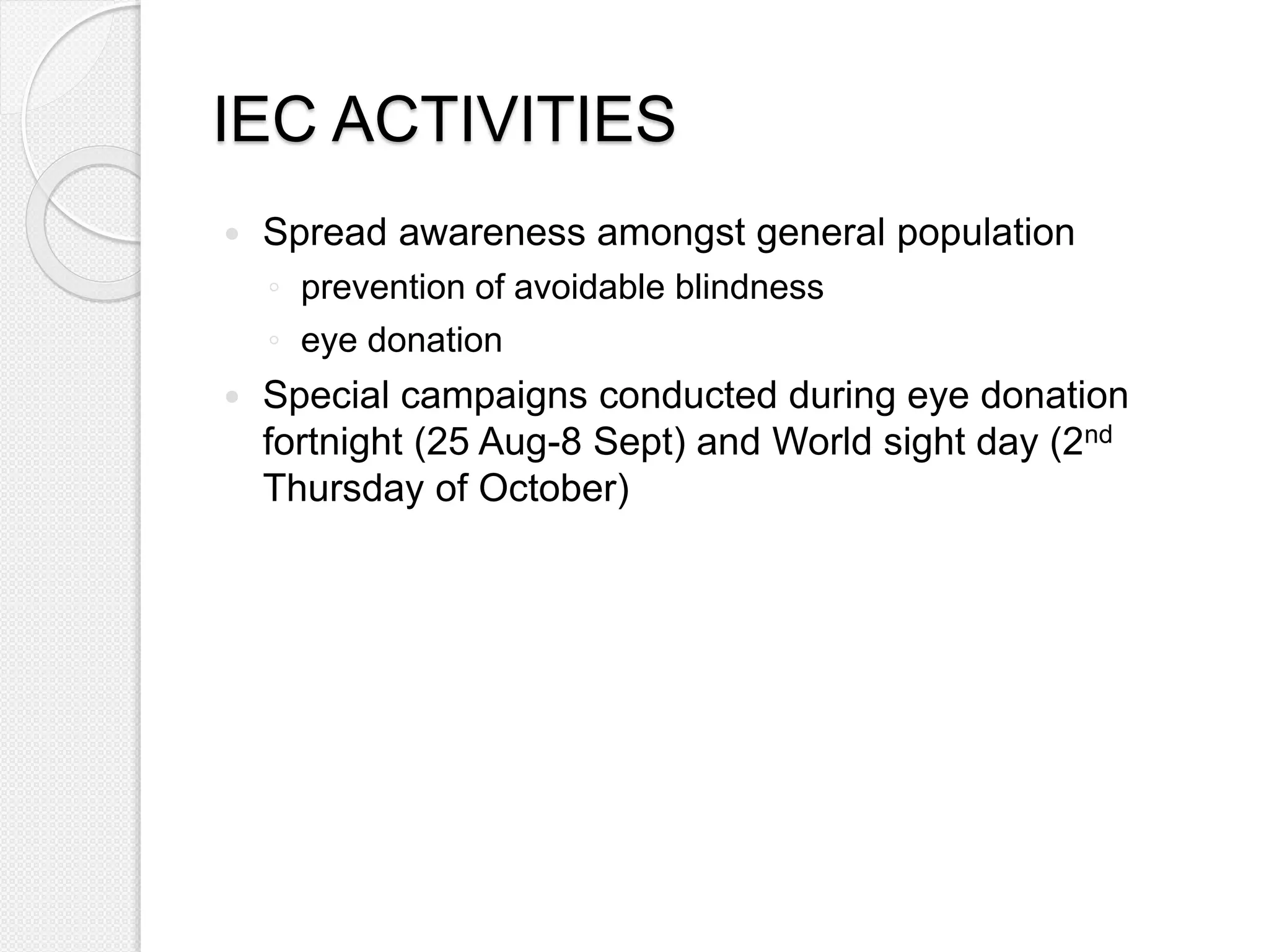 National programme for control of blindness and vision 2020 | PPTX