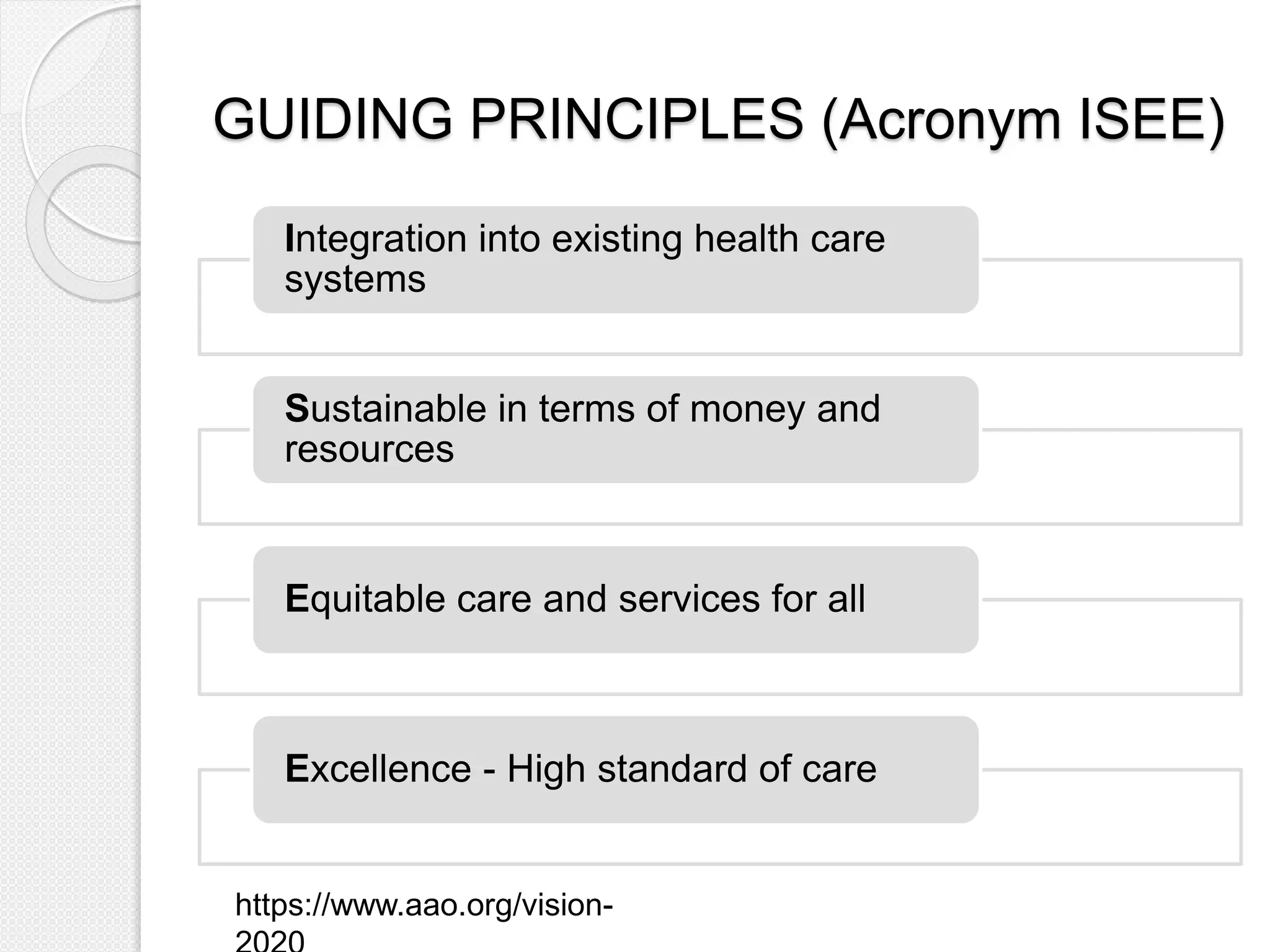 National programme for control of blindness and vision 2020 | PPTX