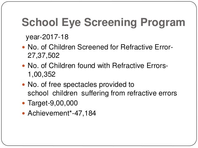 National programme for control of blindness and visual (npcb) | PPT