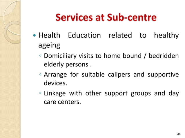 National Programme For Elderly Final PPT national-programme-for-elderly-final-ppt