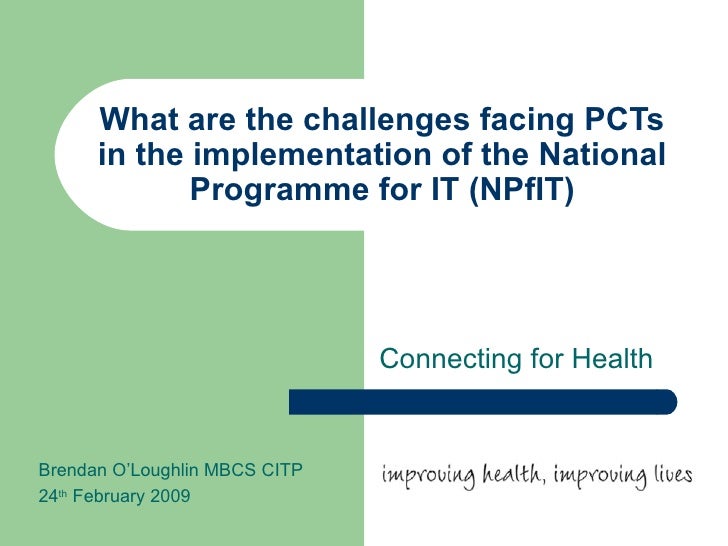 National Programme For IT (NPfIT)