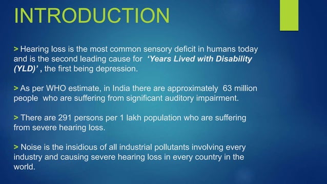 National programme for prevention and control of Deafness | PPTX