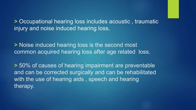 National programme for prevention and control of Deafness | PPTX