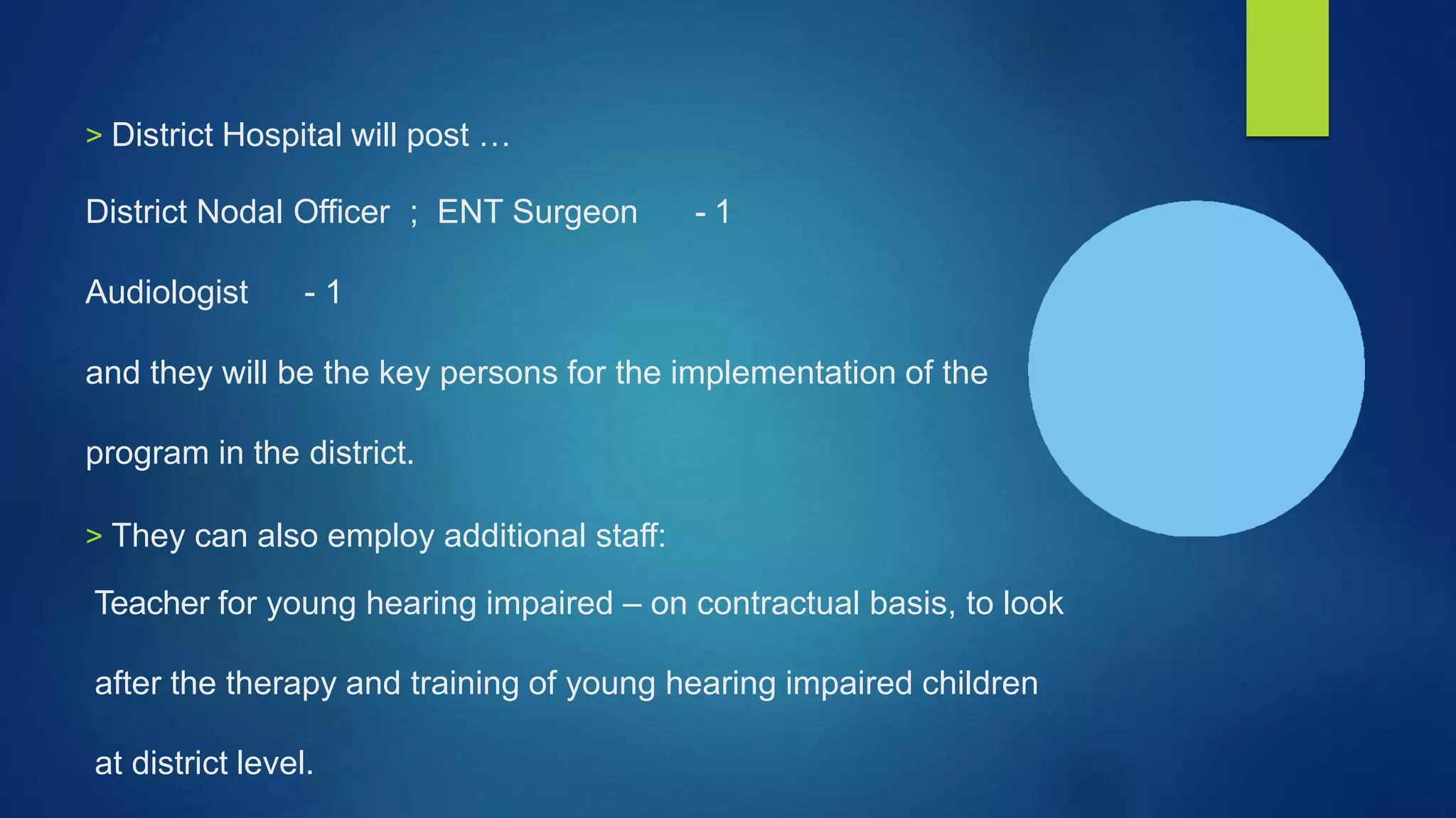 National programme for prevention and control of deafness - NPPCD | PPTX
