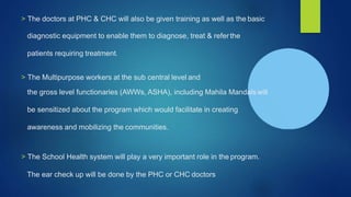 National programme for prevention and control of deafness - NPPCD | PPTX