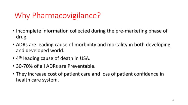 Ppt On National Programmes Related to Pharmacovigilance | PPTX