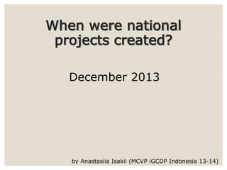 National Project Introduction | PPTX