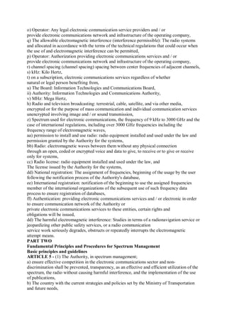 National radio regulations | PDF