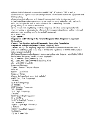 National radio regulations | PDF