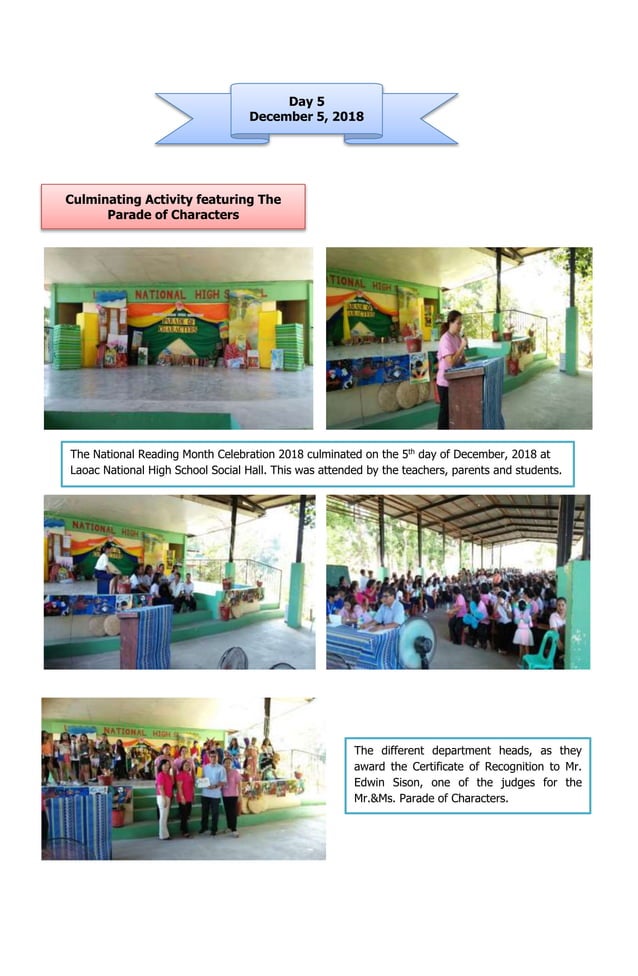 National Reading Month Celebration Narrative Report 2018.docx ...