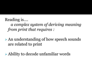 National reading panel, | PPT